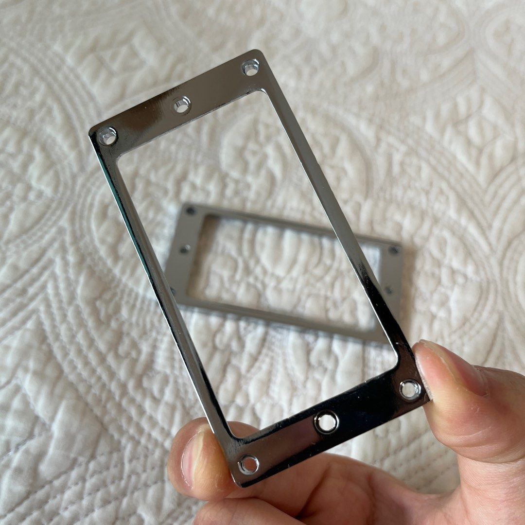 Les Paul Pickup Rings Chrome, Hobbies & Toys, Music & Media, Music ...