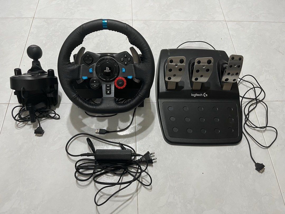 Logitech G29 Steering Wheel with pedals and H-Shifter, Video Gaming ...