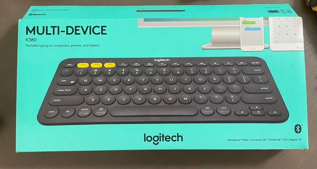Logitech K380 Bluetooth Keyboard, Computers & Tech, Parts & Accessories ...