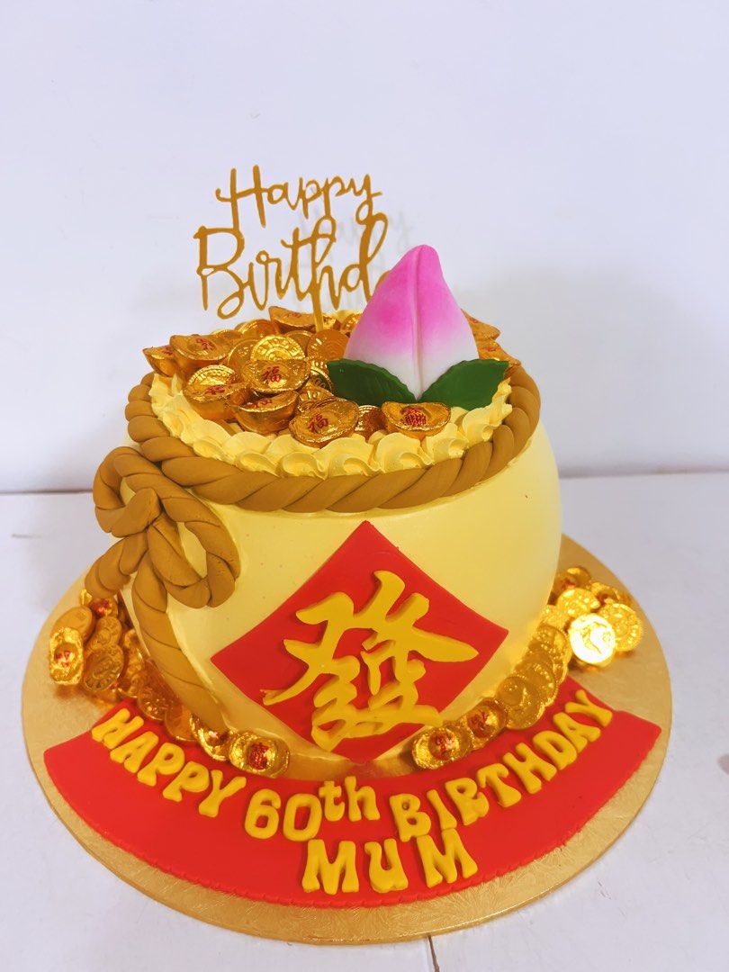 Longevity birthday cake, Food & Drinks, Homemade Bakes on Carousell