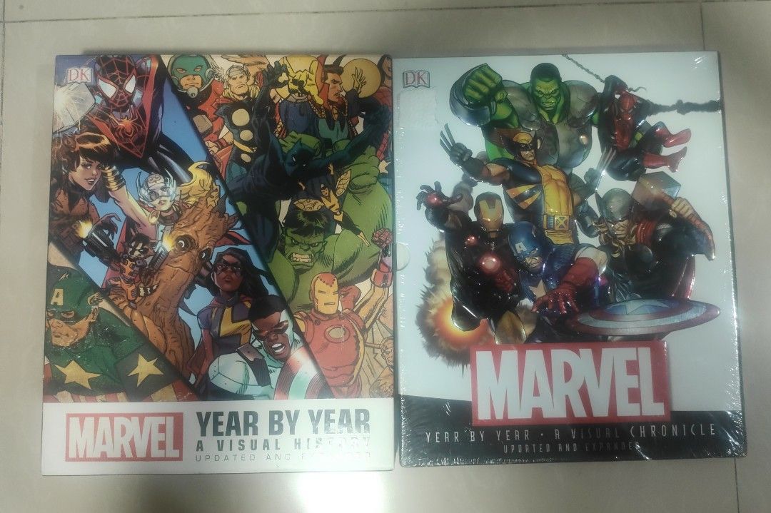 Marvel/DC Year by Year A Visual Chronicle, Hobbies & Toys, Books ...