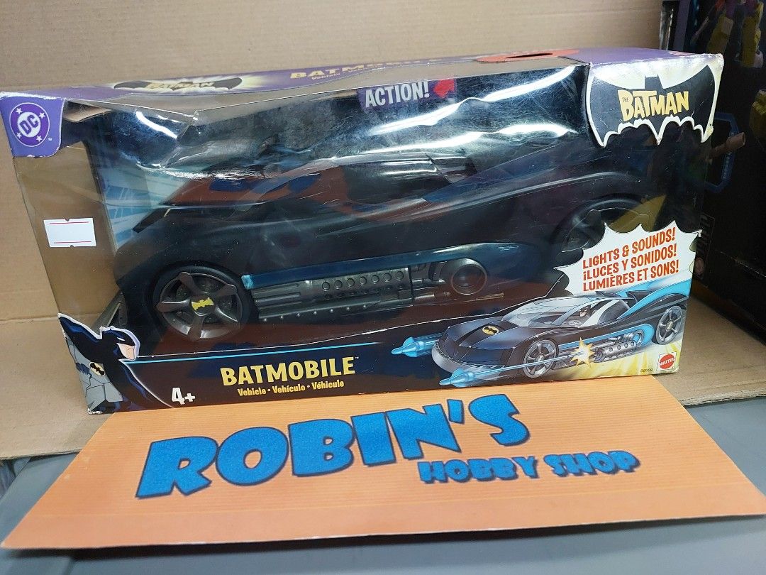 Mattel The Batman animated series Batmobile box in bad shape, Hobbies ...