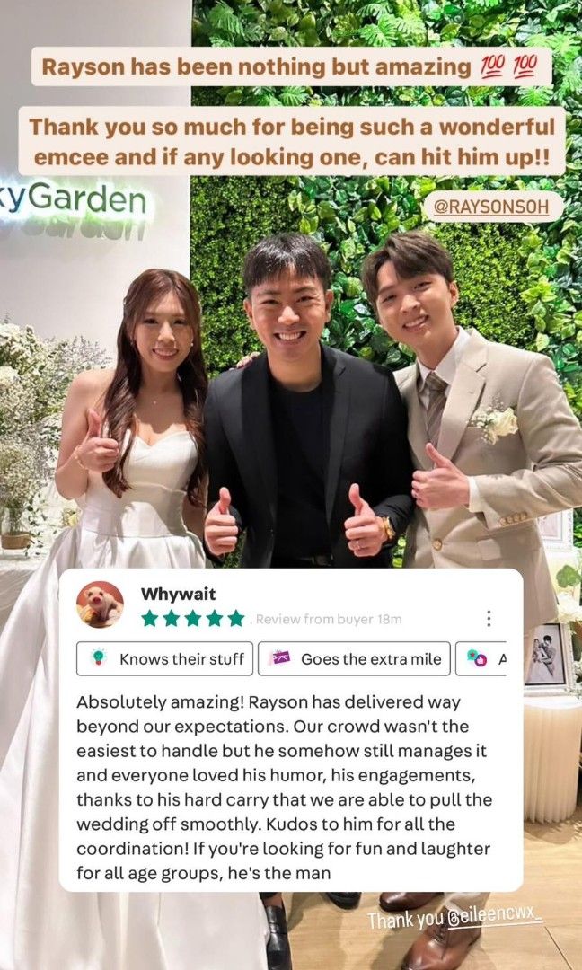 MC / Emcee for Weddings / Events / Parties / DnD, Lifestyle Services, Event & Party Services on ...