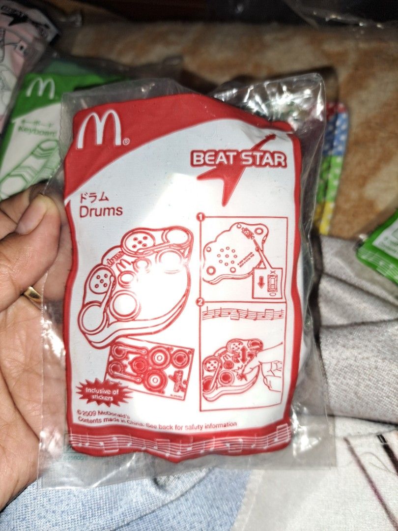 McDonald's 2009 Beat Star Drums, Hobbies & Toys, Toys & Games on Carousell