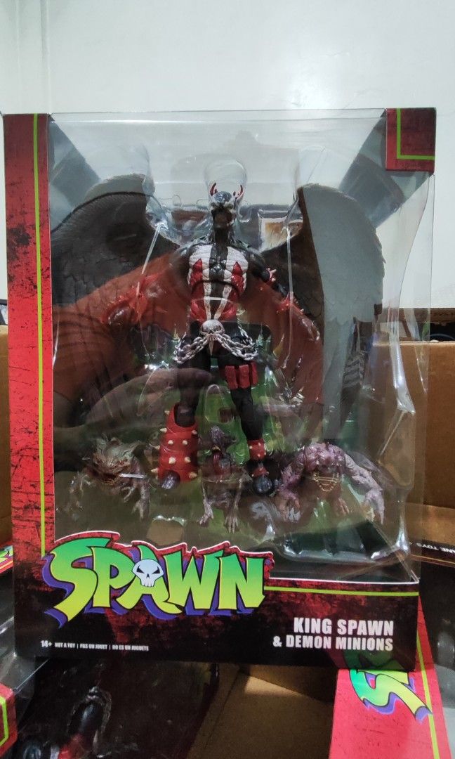 Mcfarlane King Spawn with minions, Hobbies & Toys, Toys & Games on Carousell