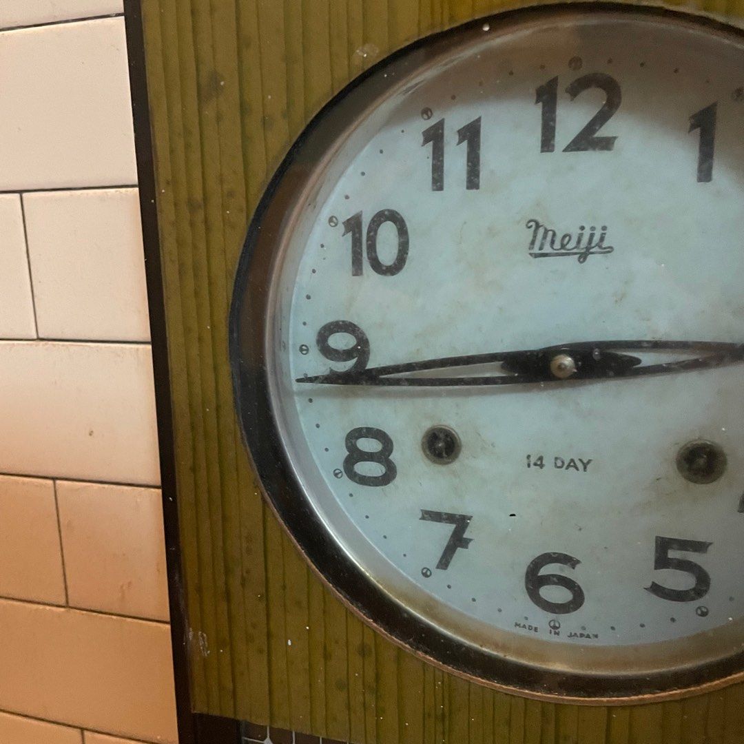 ｜Meiji 明治 日本古董鐘 發條鐘｜, 電視及其他電器 , 其他家庭電器在旋轉拍賣