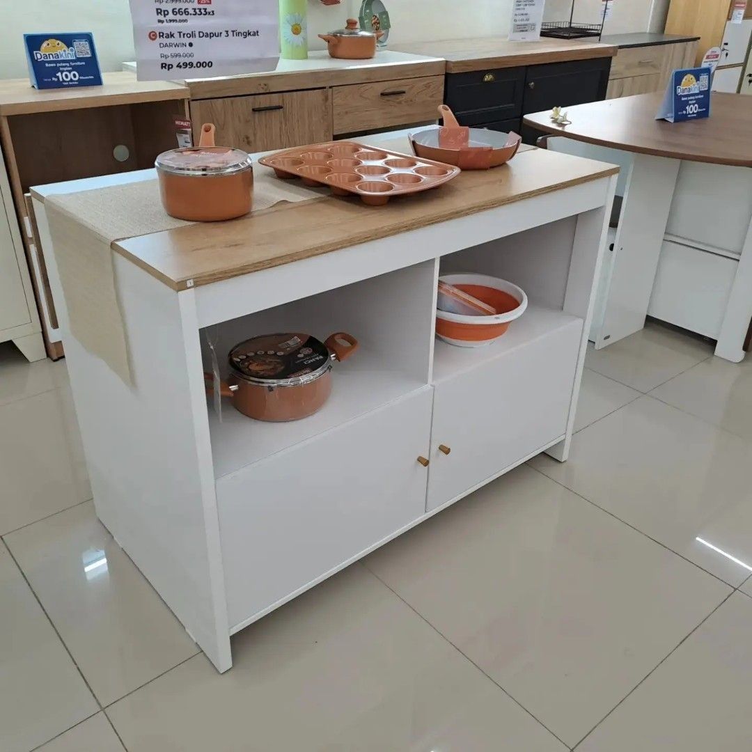 MEJA DAPUR BAR DAPUR || ISLAND MEJA MAKAN, Perabotan Rumah di Carousell