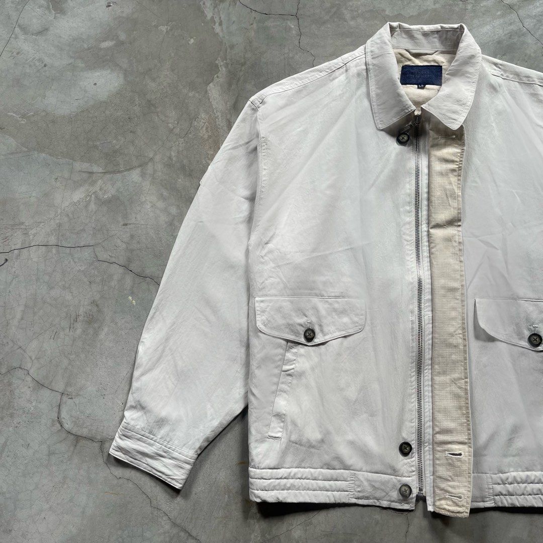 Men's Casual White Jacket | Harrington Jacket | Office Jacket | Formal Jacket, Men's Fashion ...
