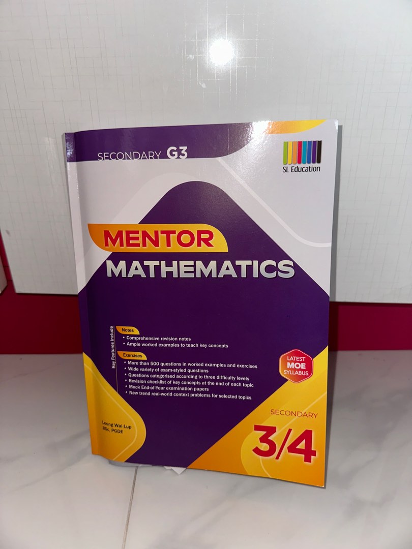 Mentor Mathematics Sec 3/4, Hobbies & Toys, Books & Magazines ...