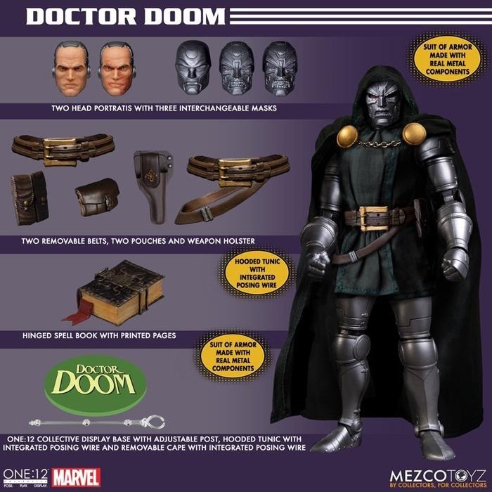 Mezco One:12 Collective - Doctor Doom [Last-1], Hobbies & Toys, Toys ...