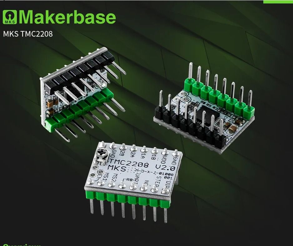 Mks Tmc2208 V2 0 Stepper Motor Driver Controller Silent Stepping Engine