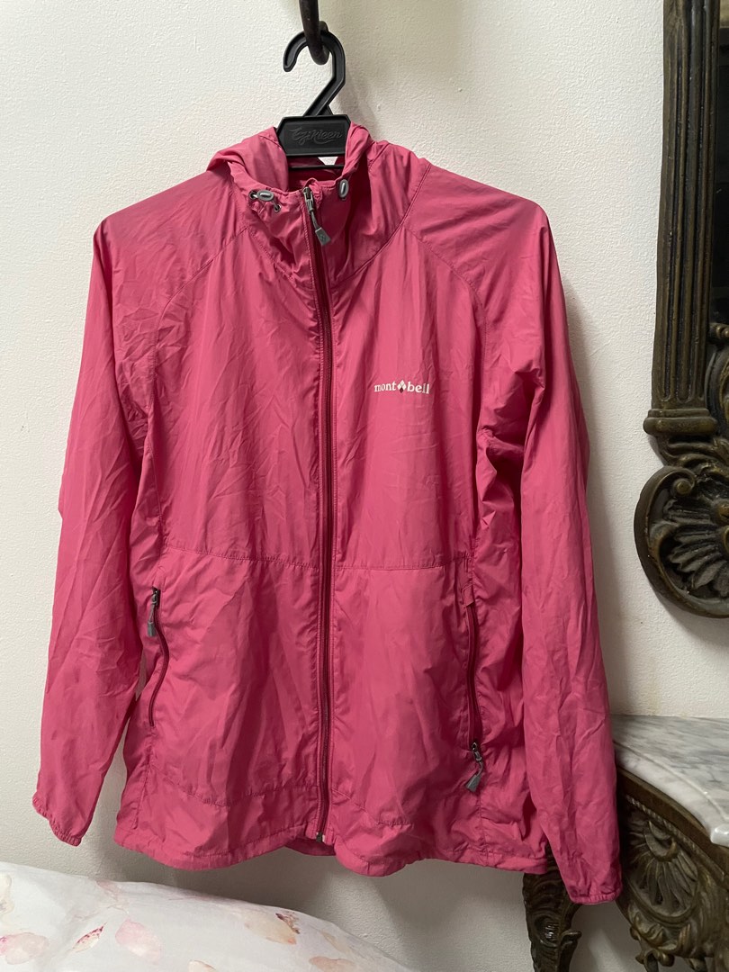 Montbell pink waterproof jacket, Women's Fashion, Activewear on Carousell