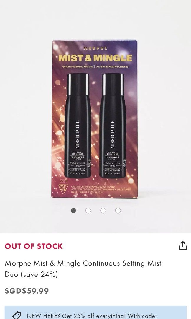 Morphe setting spray, Beauty & Personal Care, Face, Makeup on Carousell