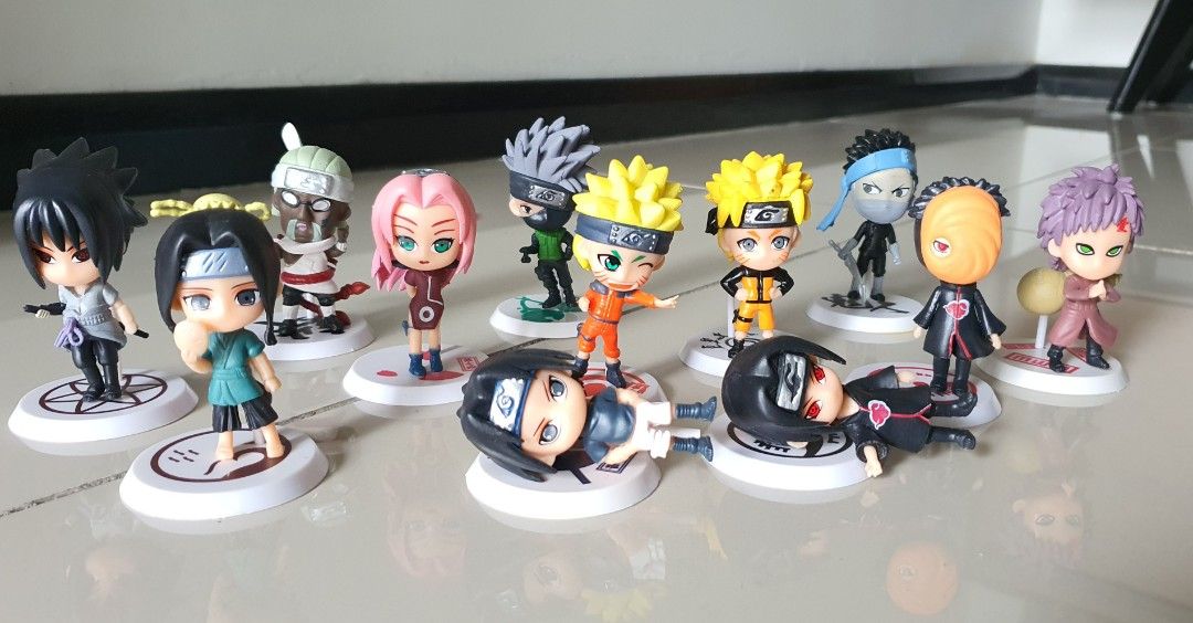 Naruto Mini Figures Set of 12, Hobbies & Toys, Toys & Games on Carousell