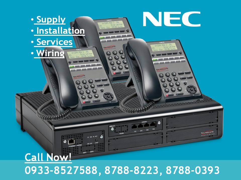 NEC Digital 24 Keys Telephones and Hybrid PABX Systems extensions ...