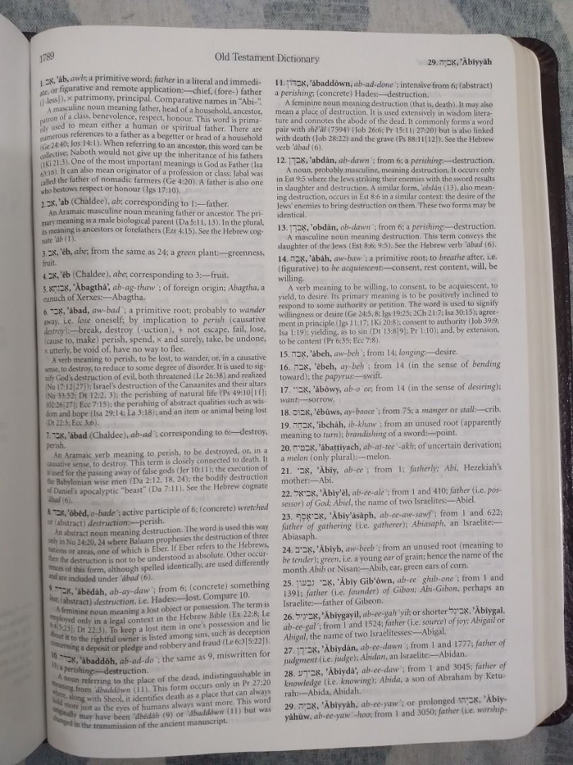 New American Standard Version: Key Word Study Bible, Hobbies & Toys ...