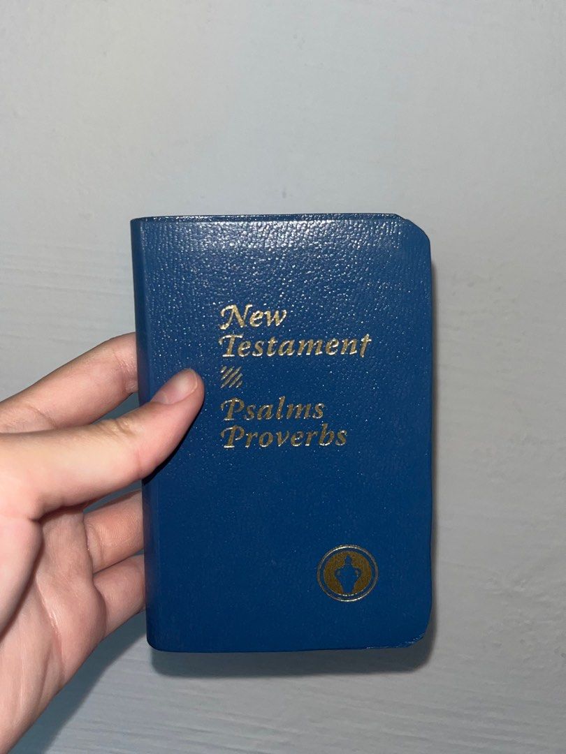 New Testament Bible Proverbs Psalms - Mini Small Portable Compact ...