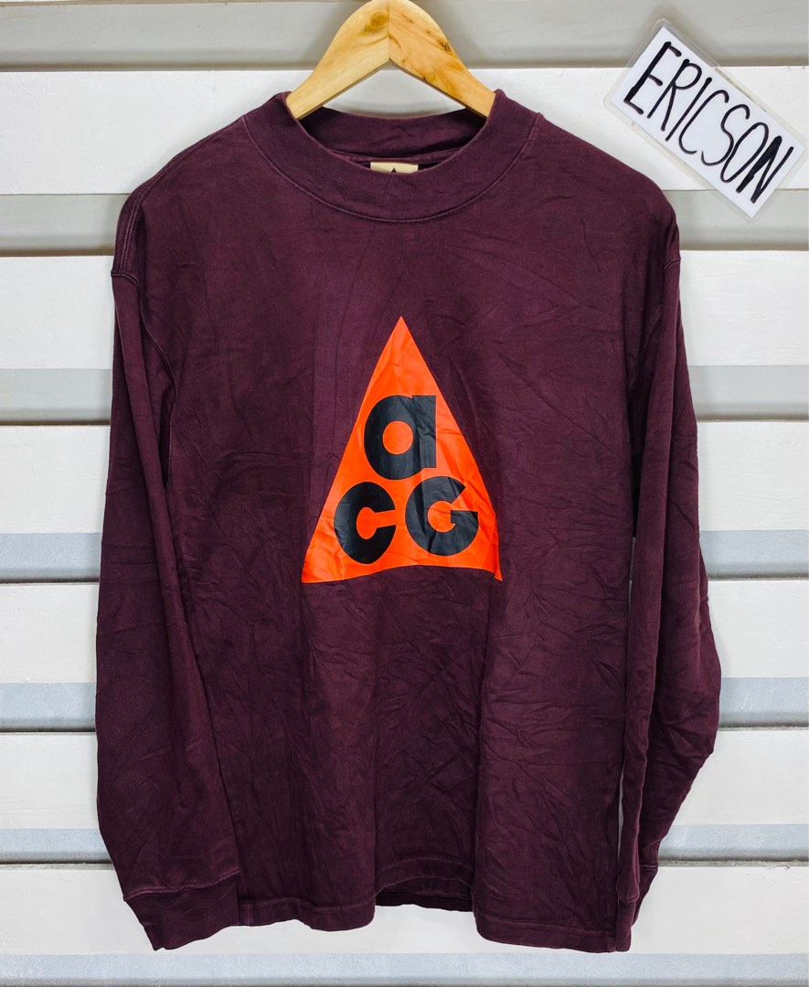 Nike ACG round neck long sleeves, Men's Fashion, Tops & Sets, Formal ...