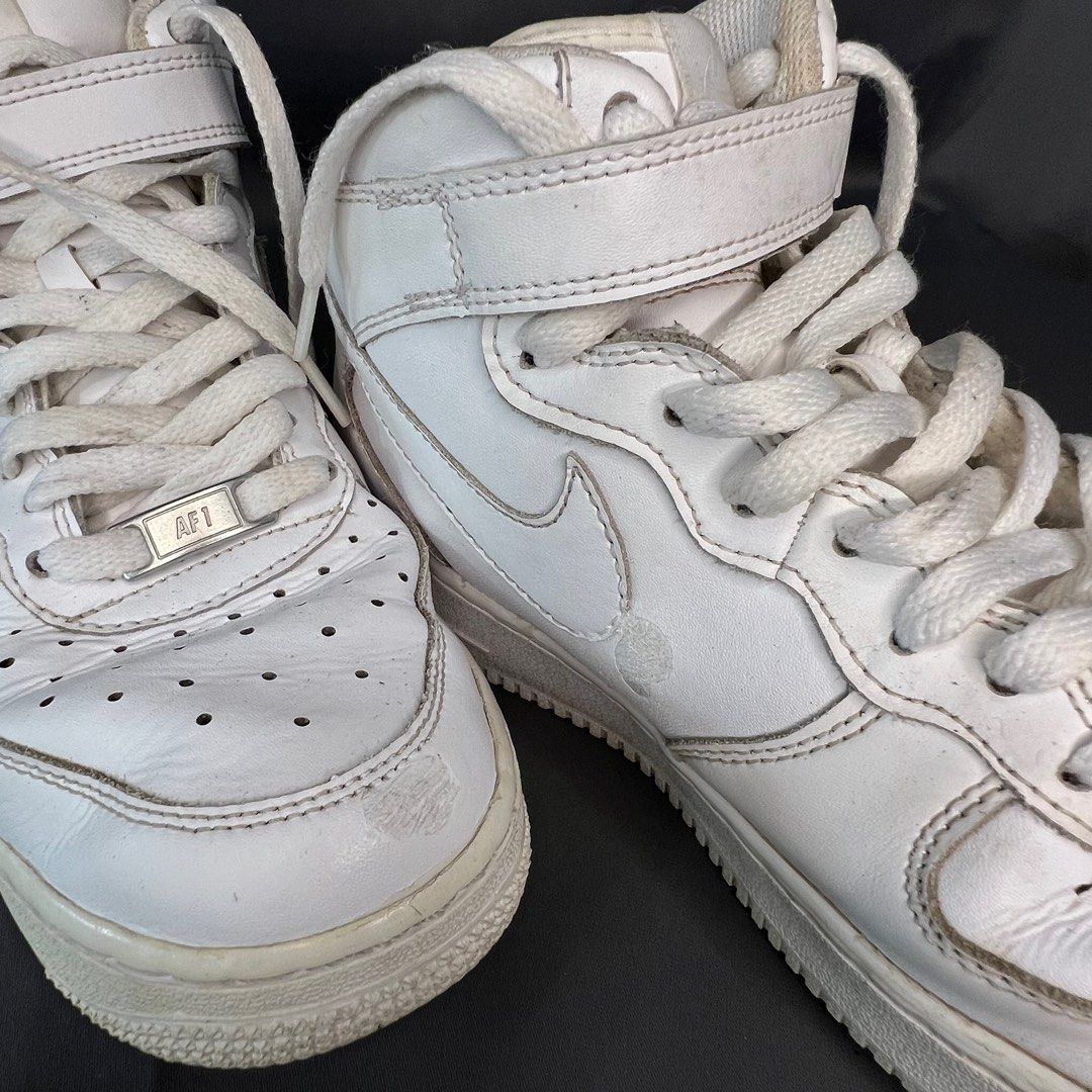 Nike AF1 high - triple white (Authentic), Men's Fashion, Footwear ...