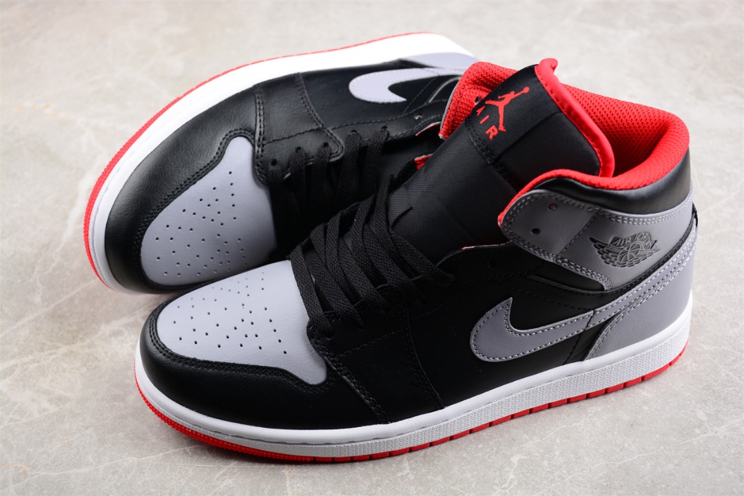 NIKE Air Jordan 1 Mid Shadow Fire Red Shoes Euro 40-46, Men's Fashion ...