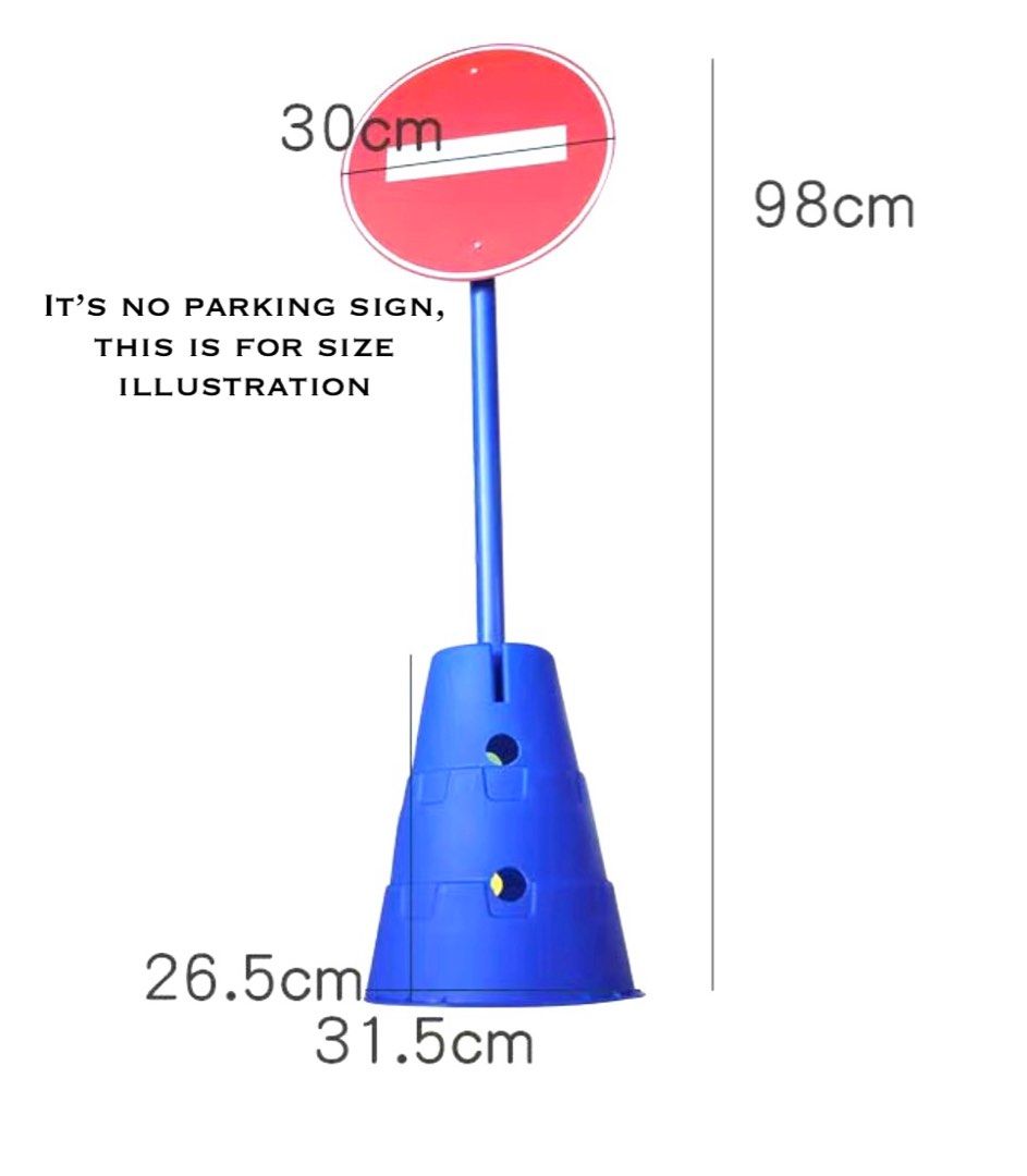 No parking stand sign waterproof, TV & Home Appliances, Other Home ...