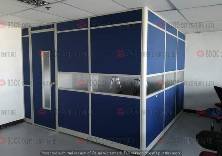 office partion with door and glass / office partition / office table ...