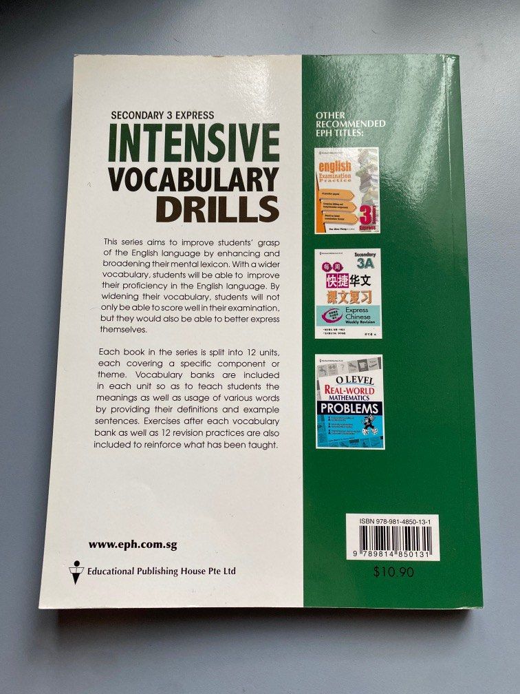 Olevel English vocabulary drills, Hobbies & Toys, Books & Magazines ...