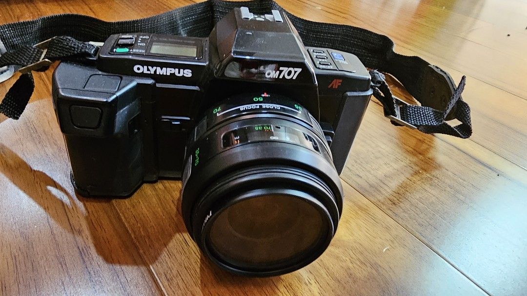 Olympus OM-707 Vintage SLR Film Camera, Photography, Cameras on Carousell