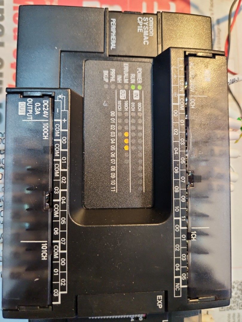 OMRON PLC CJ1M-CPU12 & CP1E-E30SDR-A + CARDS, Computers & Tech, Parts ...