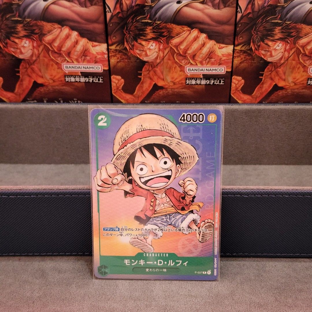 One Piece TCG Luffy Promo Card, Hobbies & Toys, Toys & Games on Carousell