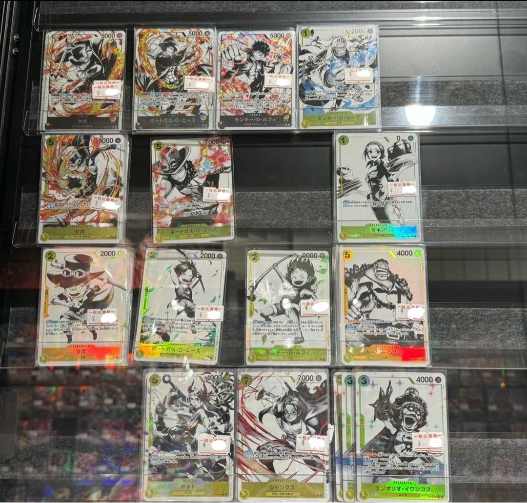 One piece tcg st-13 st13 ace sabo luffy leader ultimate deck promo ...