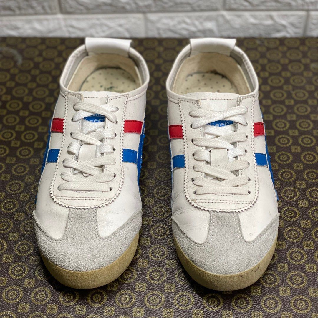 Onitsuka Tiger MEXICO 66 White/Blue Colorway, Men's Fashion, Footwear ...