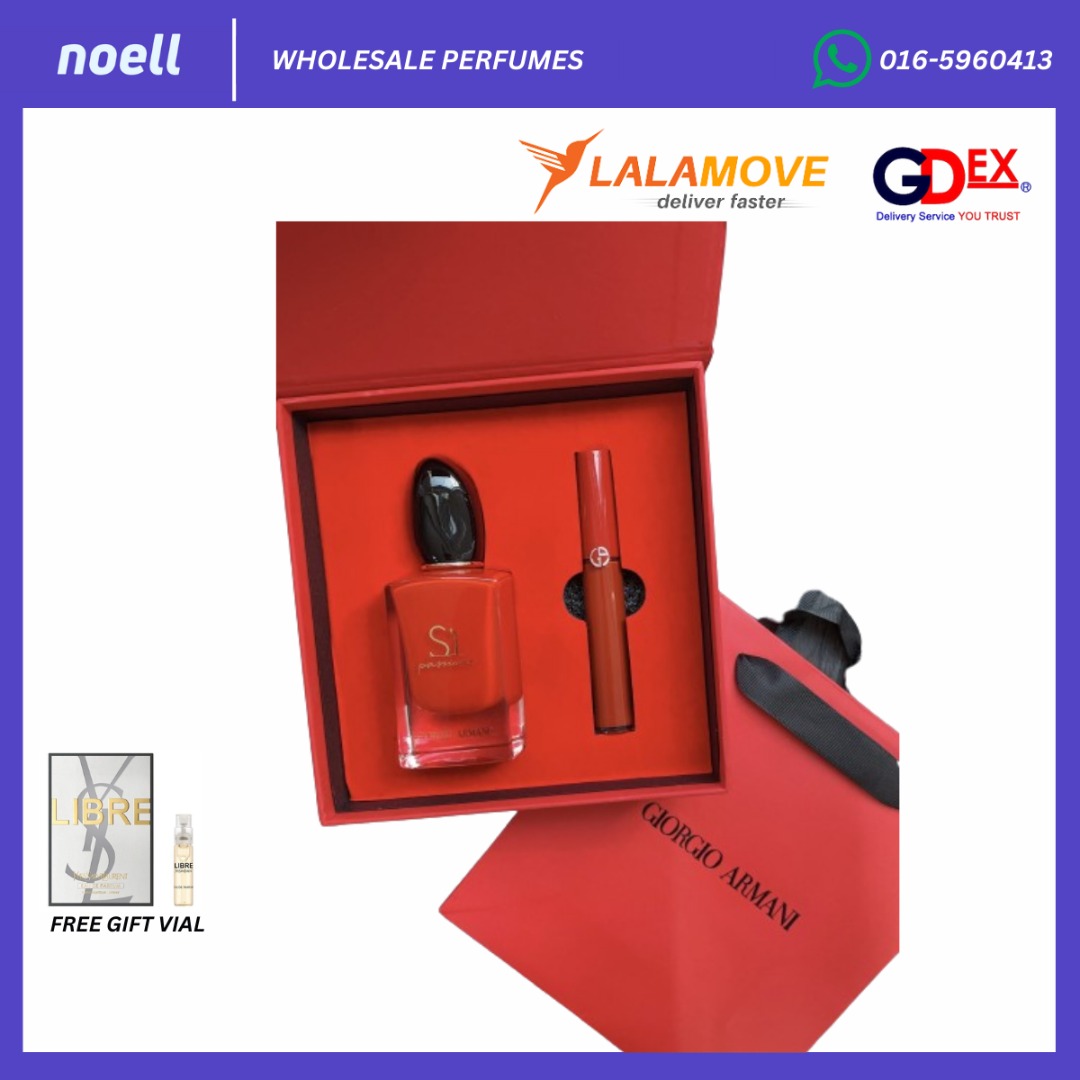 [ORIGINAL] AUTHENTIC READY STOCK GIORGIO ARMANI RED BOX (SI PASSIONE+ ...