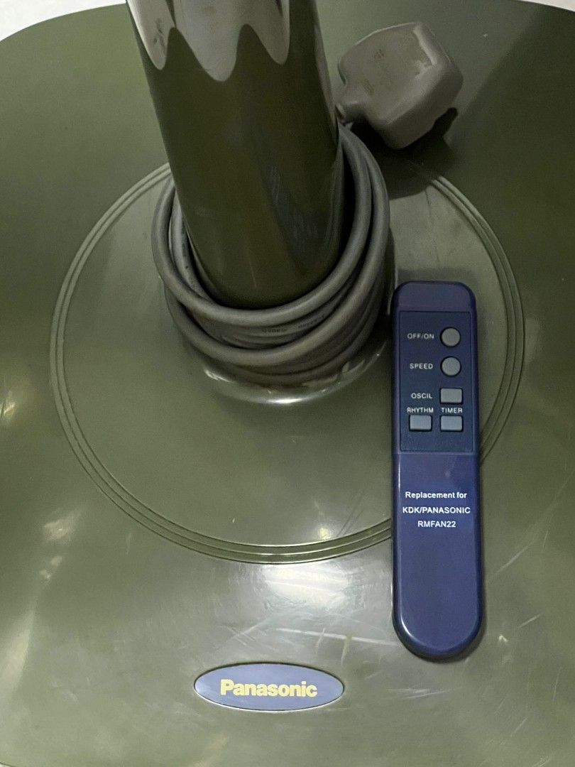 Panasonic (KDK) Standing Fan with Remote Control Function, Furniture ...