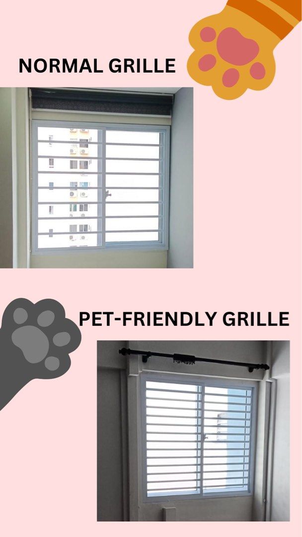 Pet friendly window grille/pet friendly/cat friendly window grille/cat ...