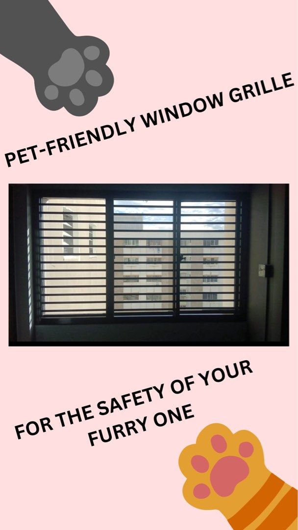 Pet friendly window grille/pet friendly/cat friendly window grille/cat ...