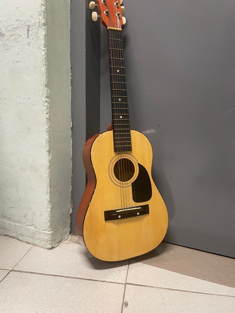 Plum Blossom Acoustic Guitar, Hobbies & Toys, Music & Media, Musical ...