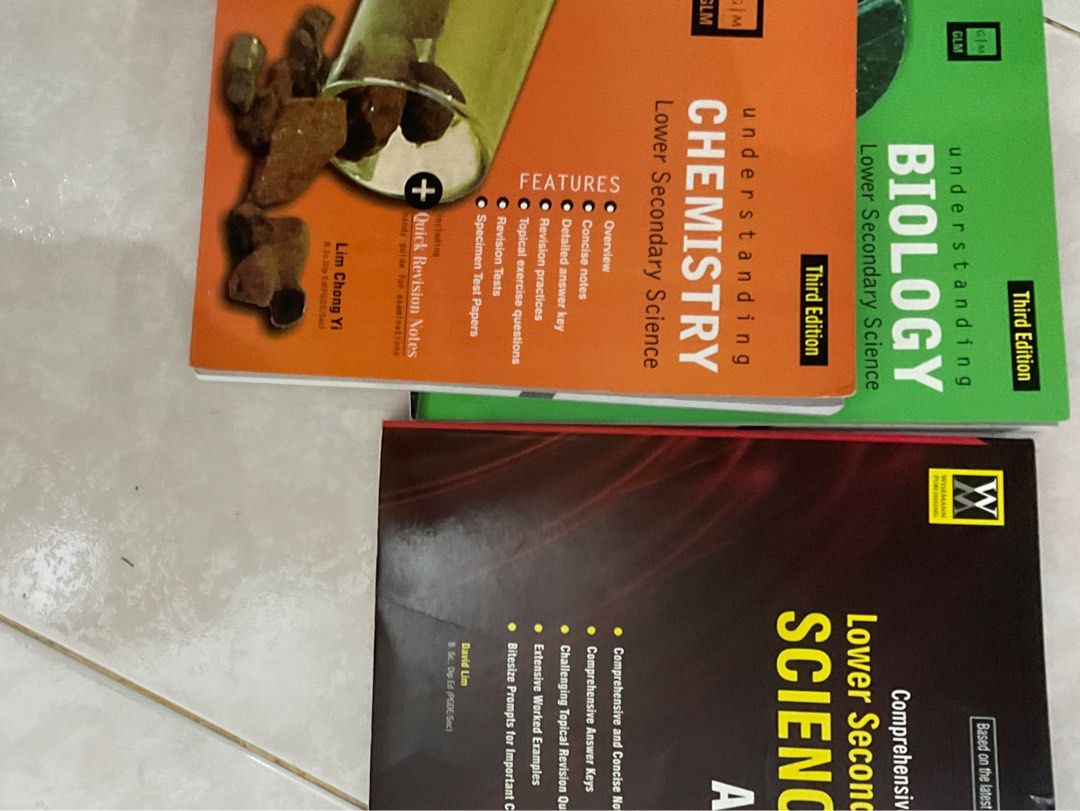Poa book set and lower sec science books set, Hobbies & Toys, Books ...