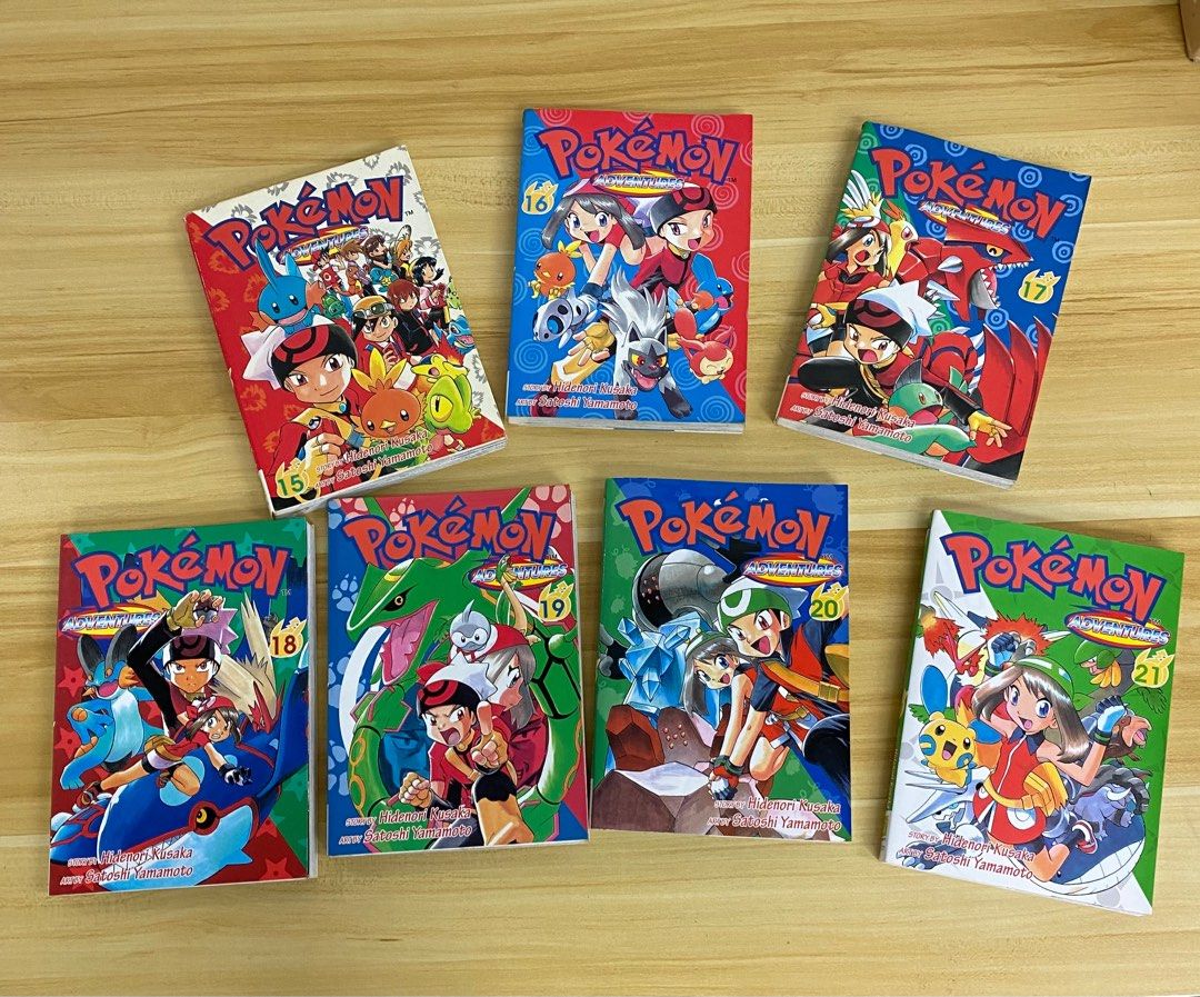 Pokémon Adventures Comic Books (43 books), Hobbies & Toys, Books ...