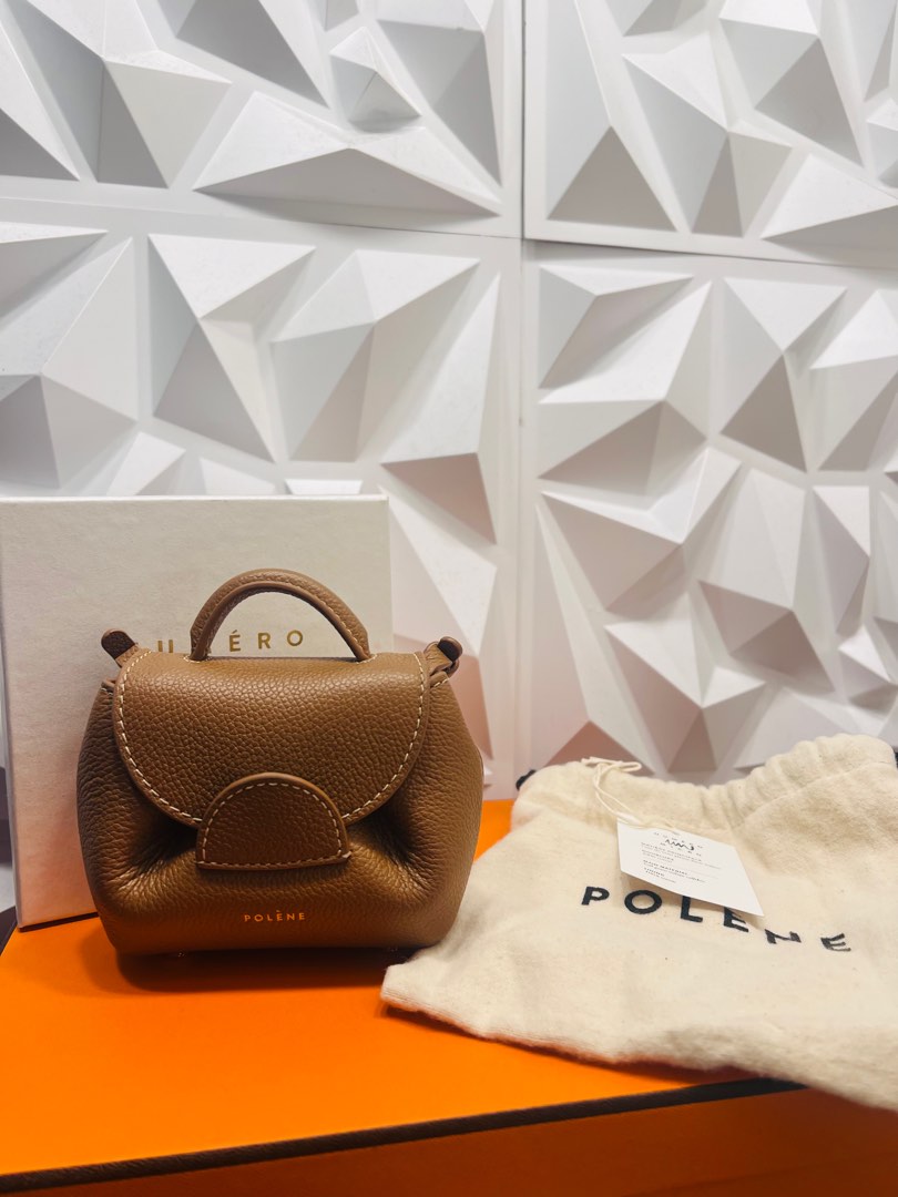 polene micro tan , Luxury, Bags & Wallets on Carousell