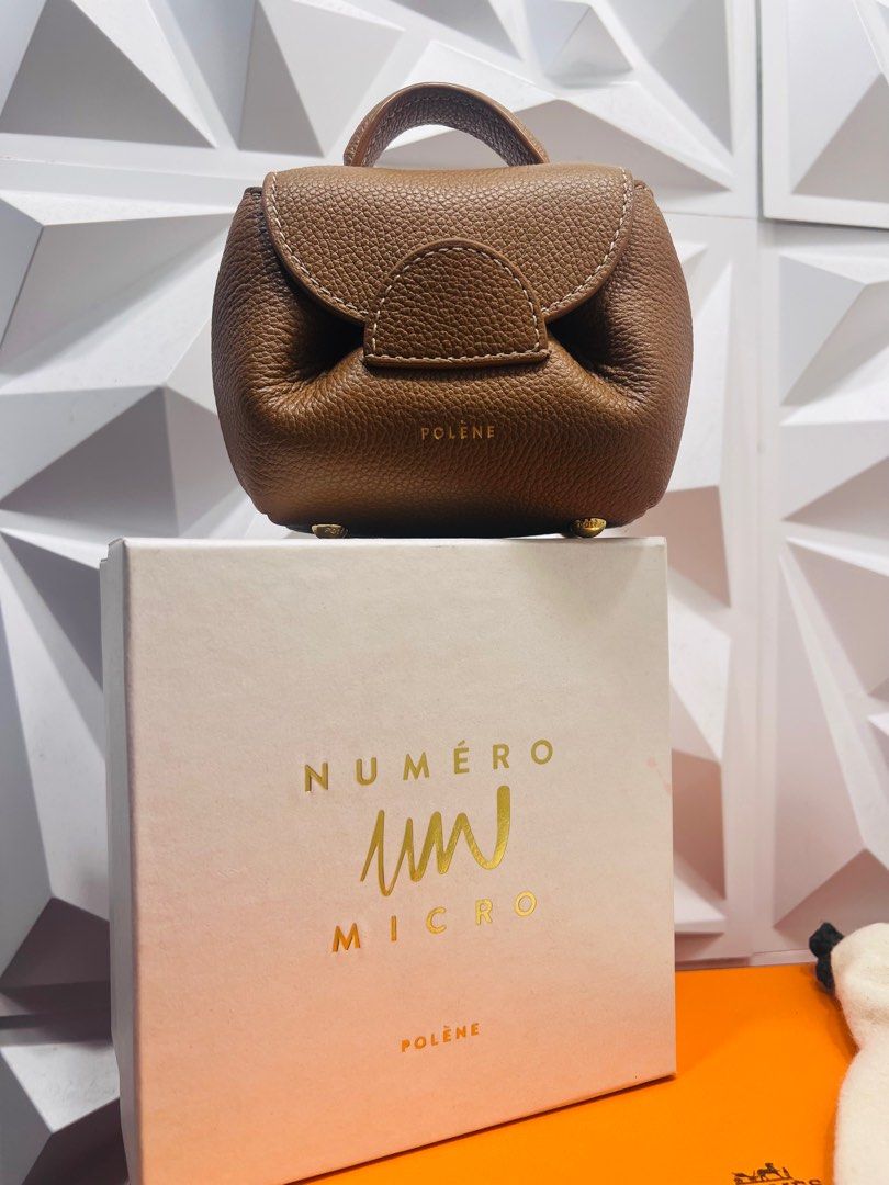 polene micro tan , Luxury, Bags & Wallets on Carousell