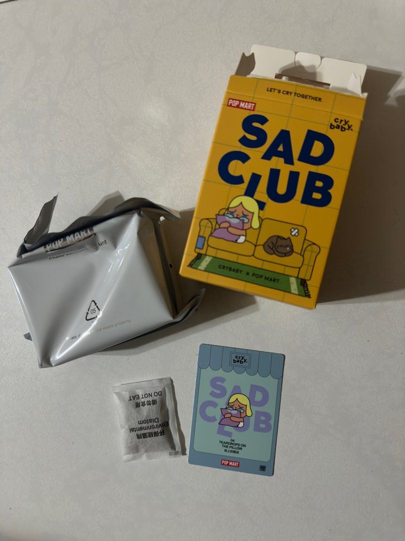 Pop Mart x Crybaby - Sad Club Series Scene, Hobbies & Toys, Toys ...