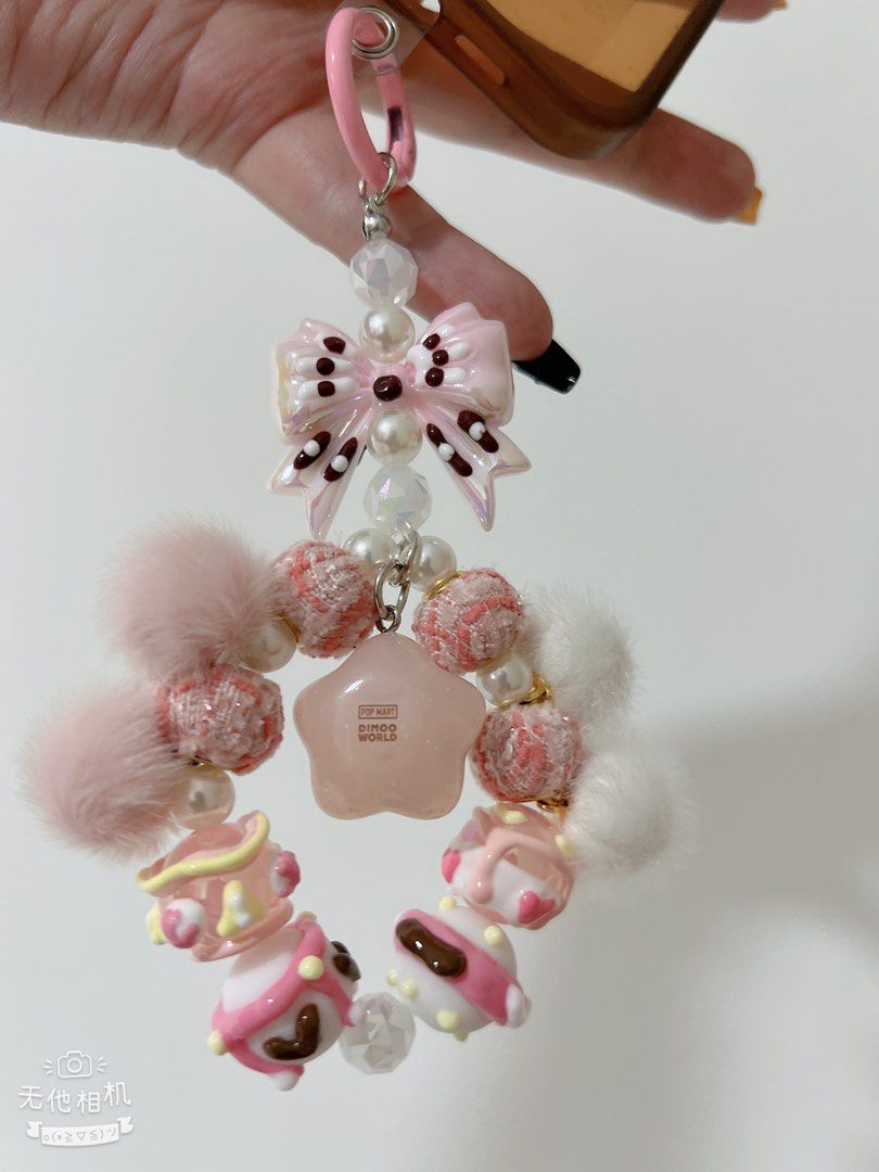 Popmart key chain/ handphone strap chain, Hobbies & Toys, Stationery ...