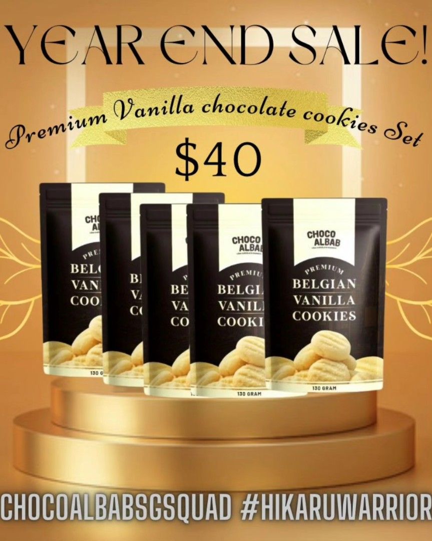 Premium Belgian Cookies, Food & Drinks, Homemade Bakes on Carousell