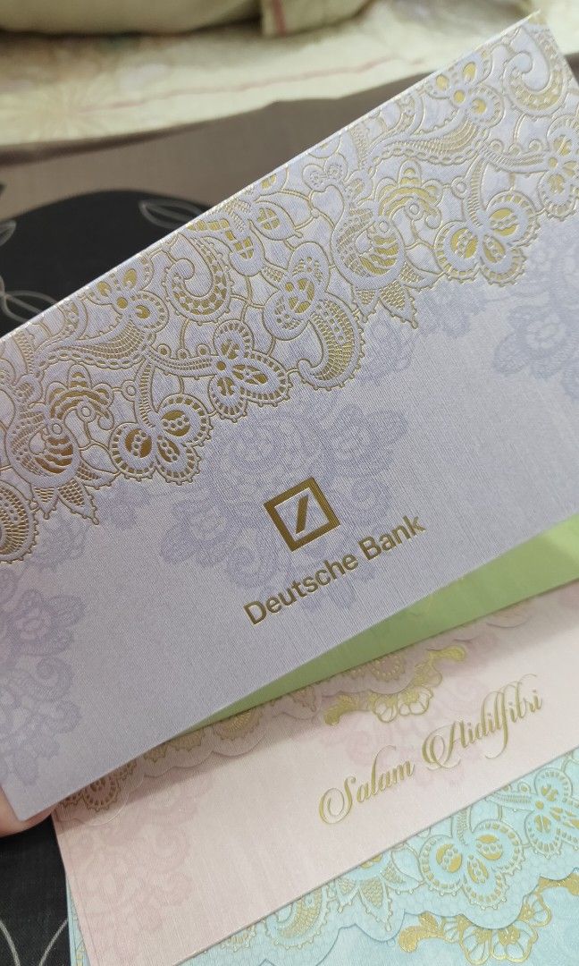 PREMIUM DEUTSCHE BANK SAMPUL RAYA, Hobbies & Toys, Stationery & Craft ...