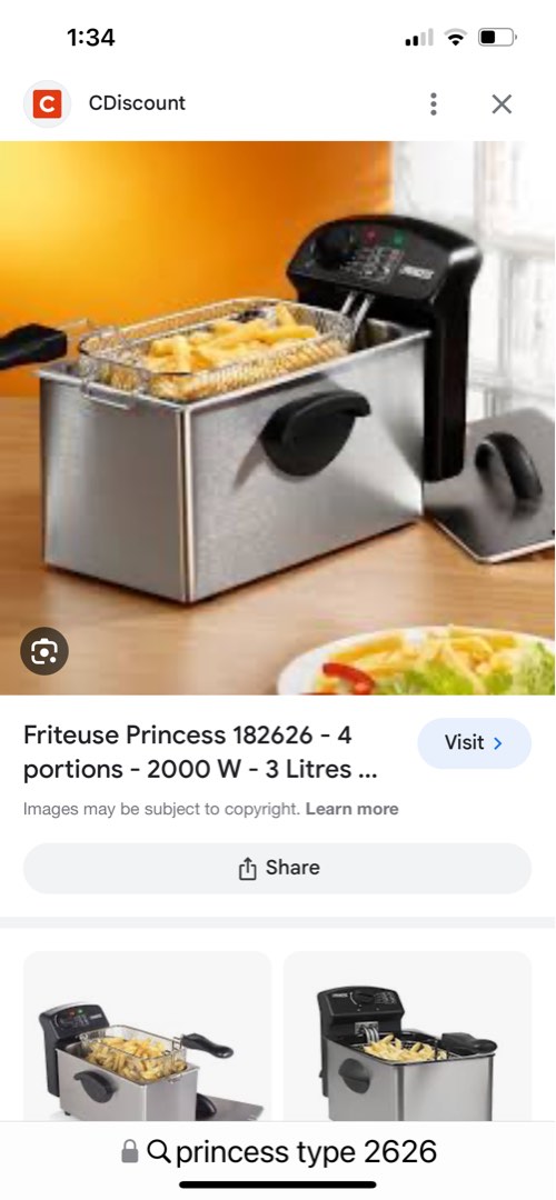 Princess Deep fryer, TV & Home Appliances, Kitchen Appliances, Other ...