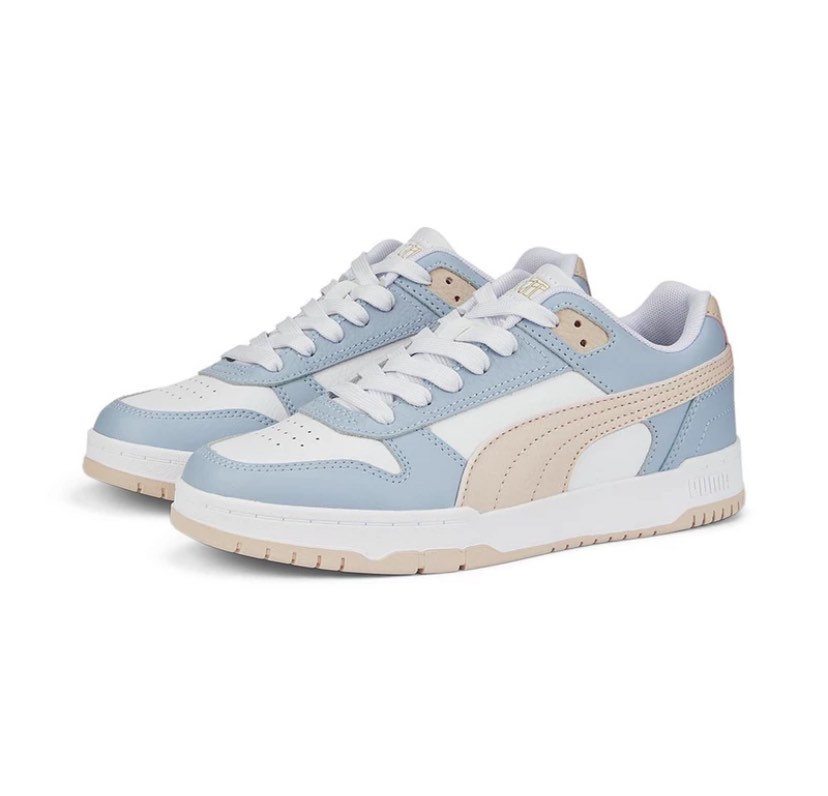 PUMA RBD Game Low Sneakers unisex womens mens white blue pink chunky ...