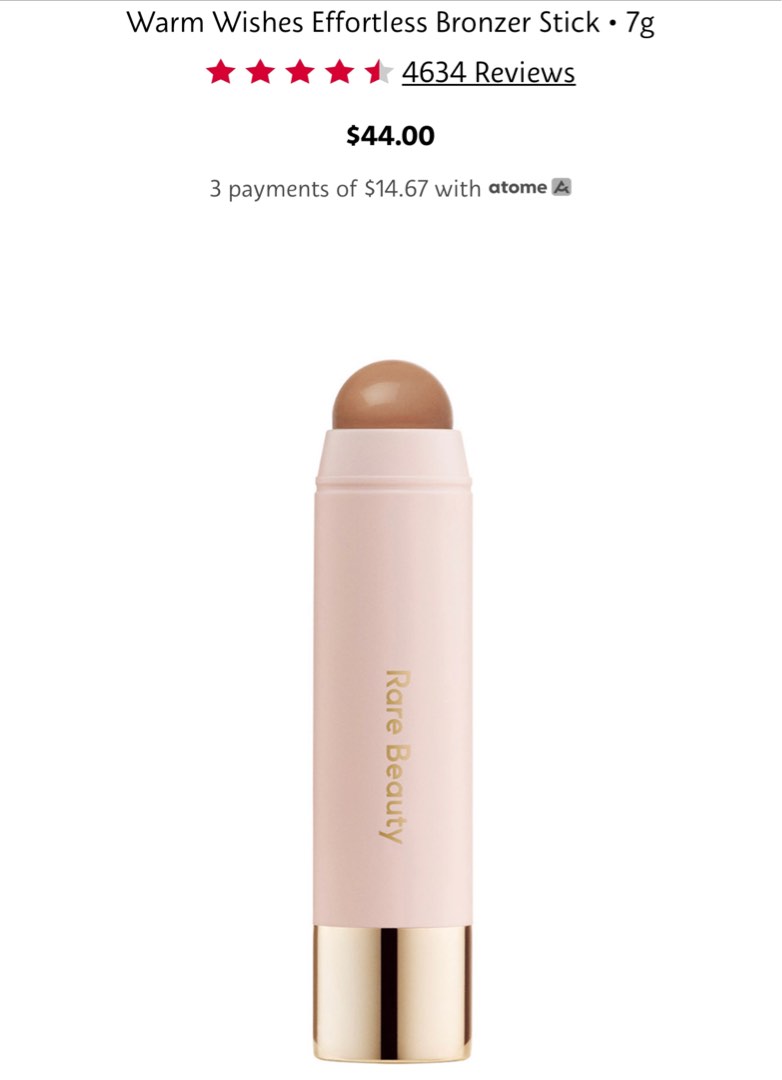 rare beauty bronzer stick, Beauty & Personal Care, Face, Makeup on ...