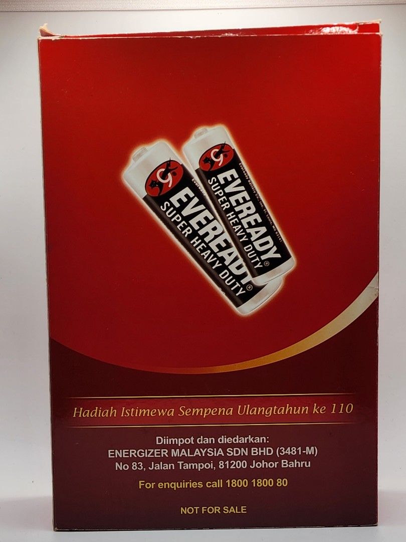 RARE Eveready 110 Year anniversary flashlight, Furniture & Home Living ...