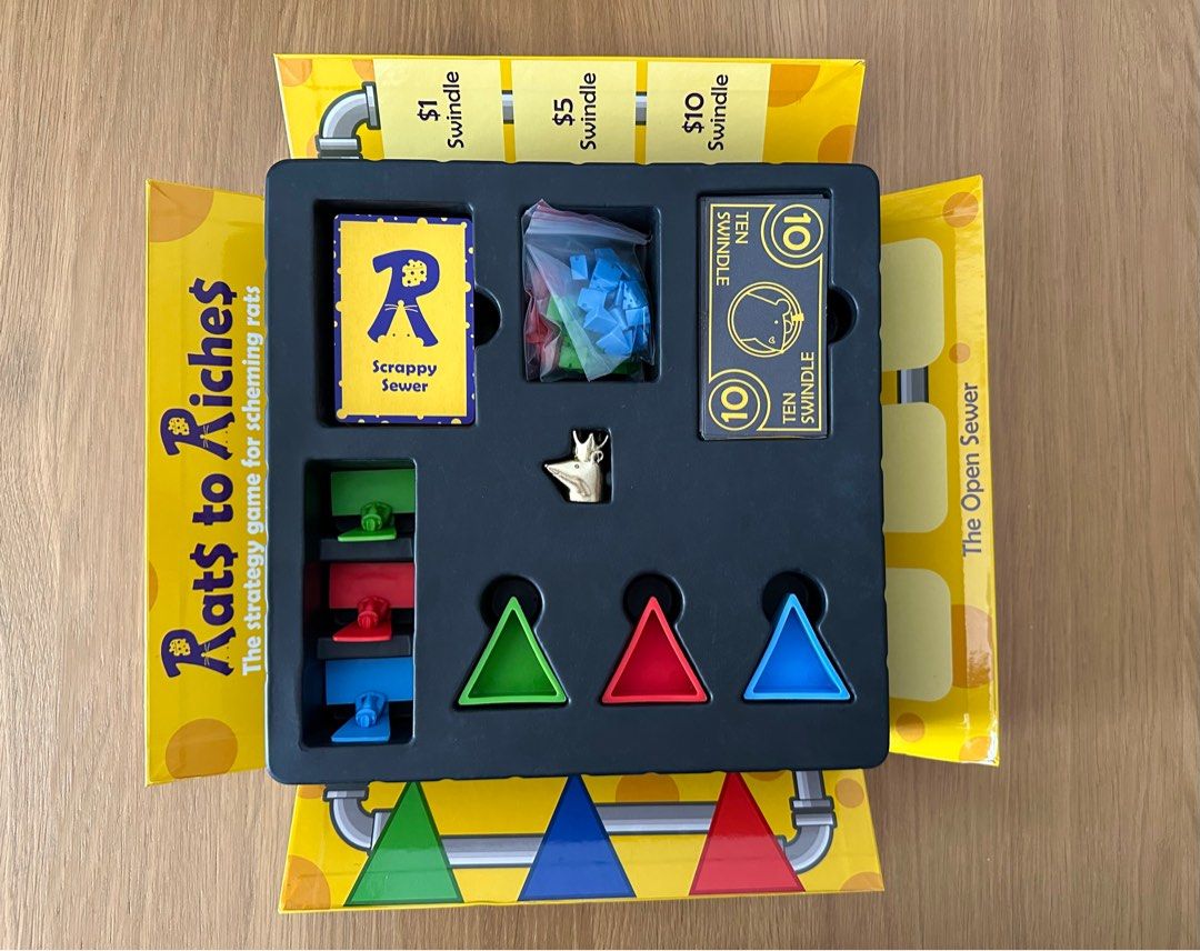 Rats to Riches Board Game, Hobbies & Toys, Toys & Games on Carousell